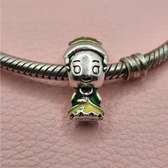 Pandora | Jewelry | Disney Princess And The Frog Tiana Charm | Poshmark